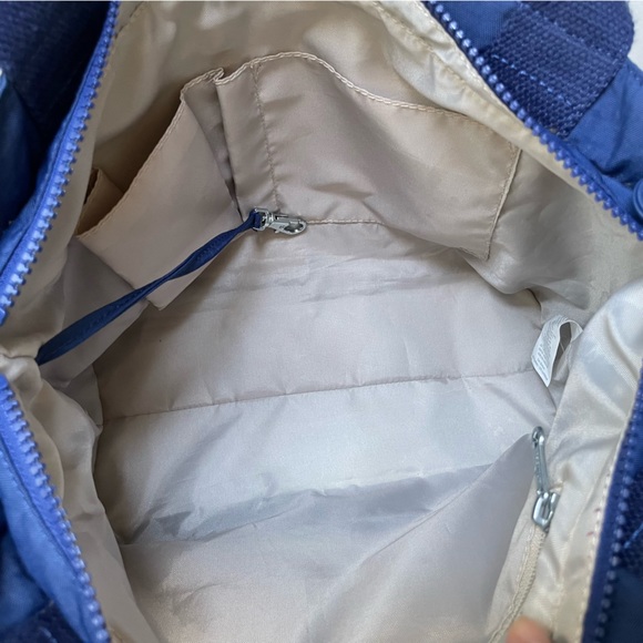 Kipling | Bags | Kipling Jeremiah Tote Blue Monkey Keychain Dual Strap ...